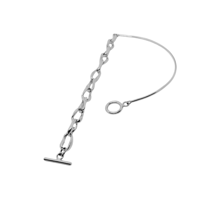 Offset Link Collar - Silver – Kase Study
